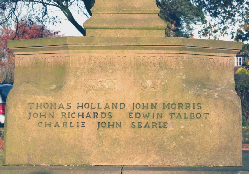 Dedicated to remembering those that fought in both world wars for our ...