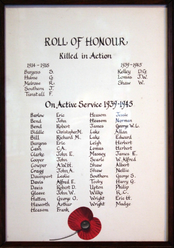 Dedicated to remembering those that fought in both world wars for our ...