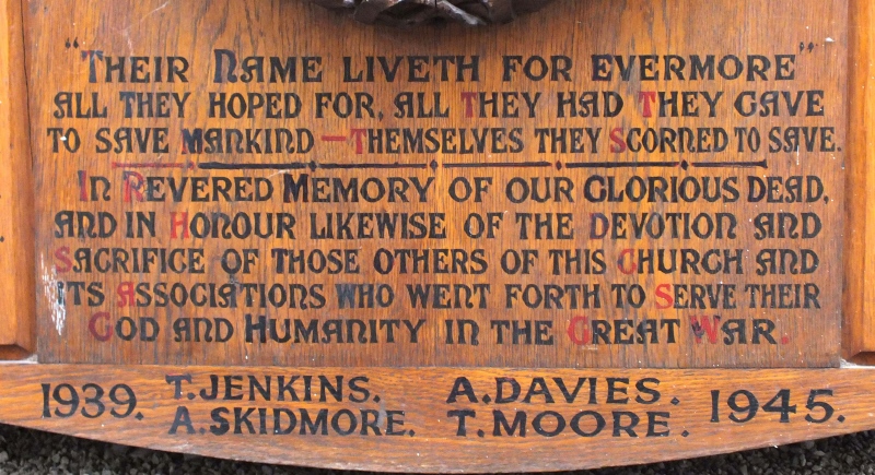 Dedicated to remembering those that fought in both world wars for our ...