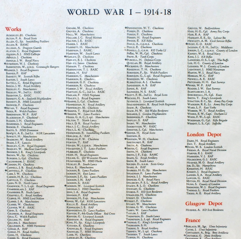 Dedicated to remembering those that fought in both world wars for our ...