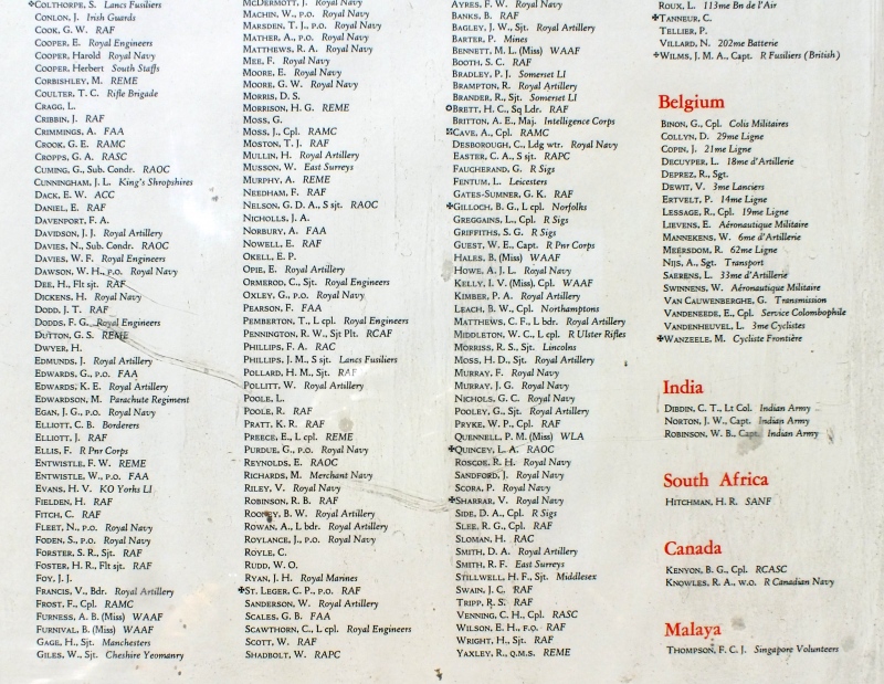 Dedicated to remembering those that fought in both world wars for our ...